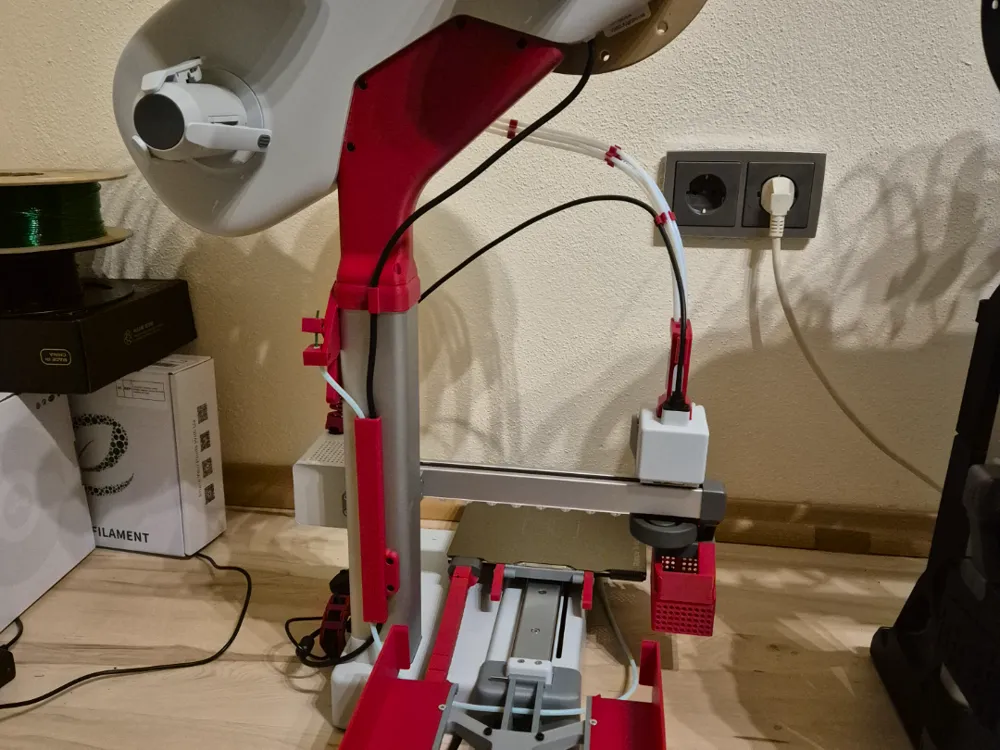 A1 Mini Auto-Plate-Changer rework 4 AMS top mount - Free 3D Print Model ...