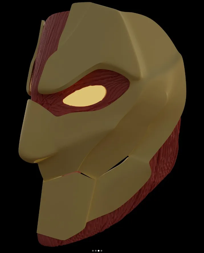 Armored Titan Mask - Attack On Titan by ModelMan - MakerWorld