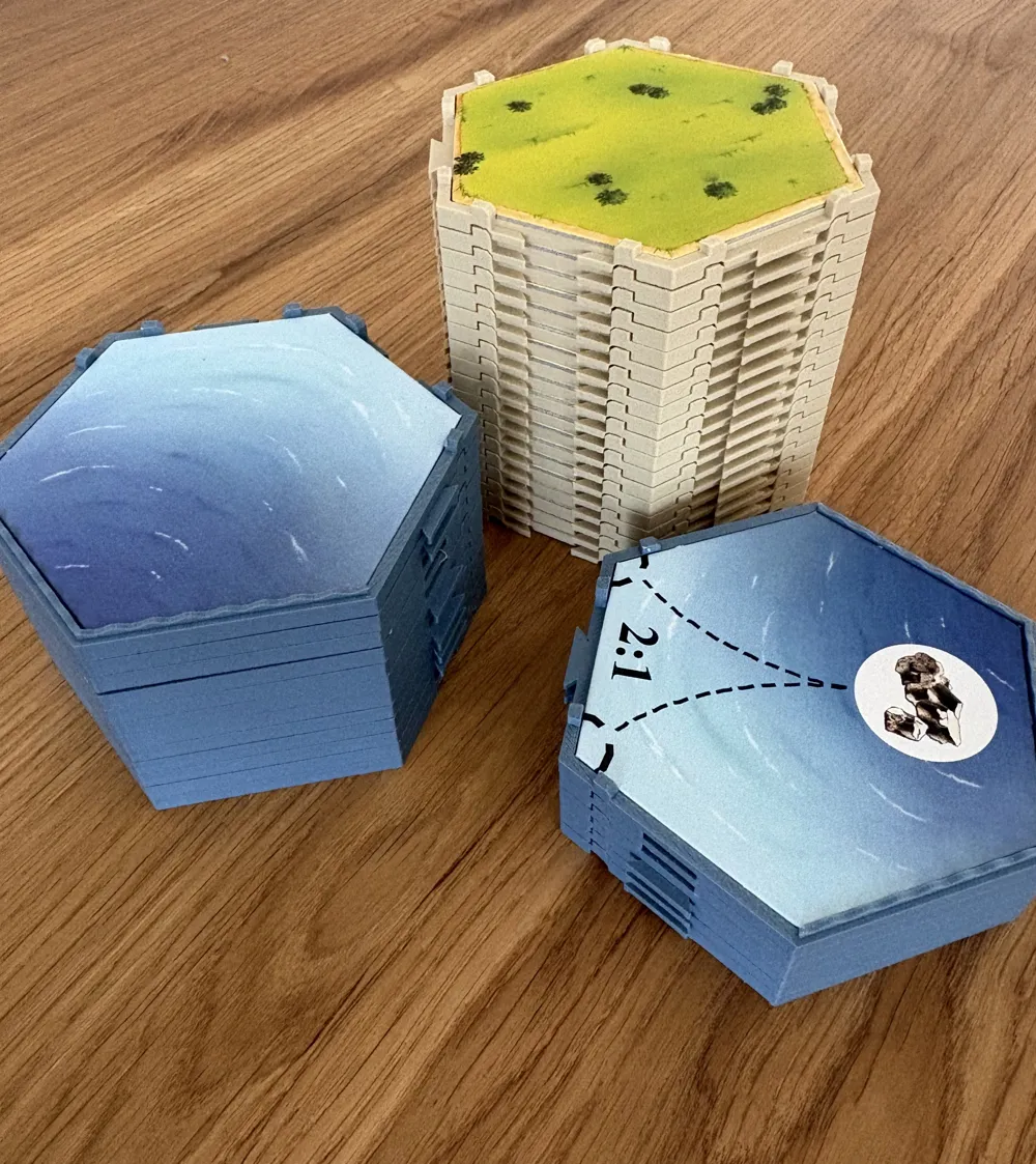 Catan Grid - Modular and Stackable by Aryiox MakerWorld: Download Free ...