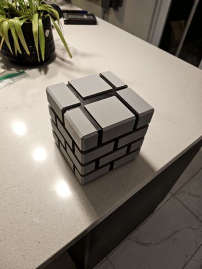 Super Mario Grey Bowser CastleBrick+5xCoasters box by Tommy Gun ...