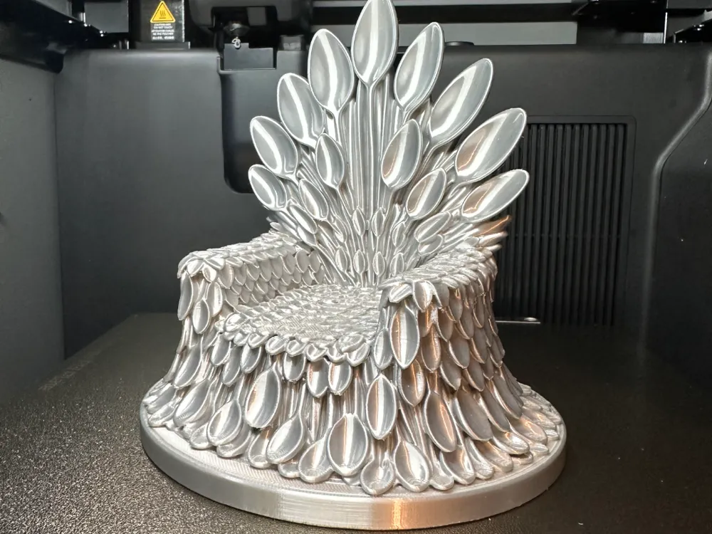 Throne of Spoons - Free 3D Print Model - MakerWorld
