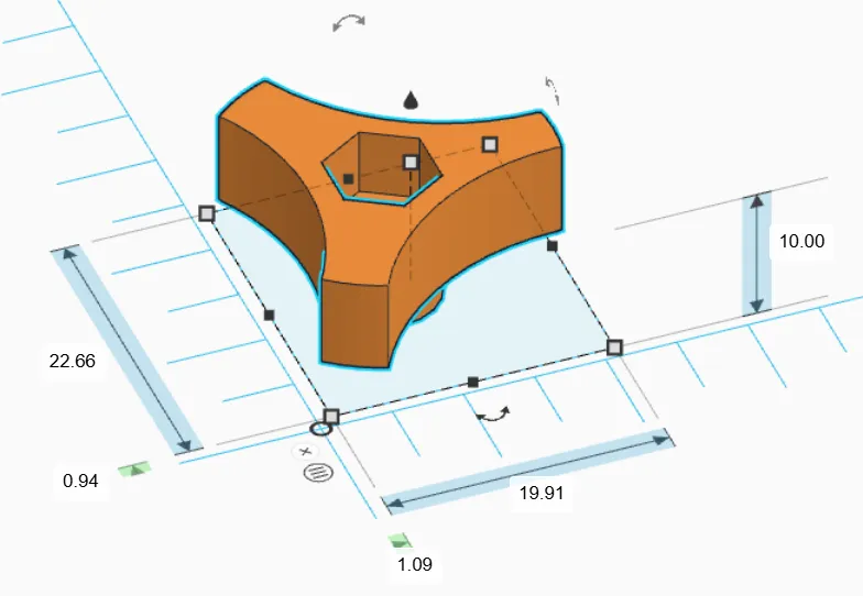 Tri-Nut M4 x 7mm by Marzman - MakerWorld