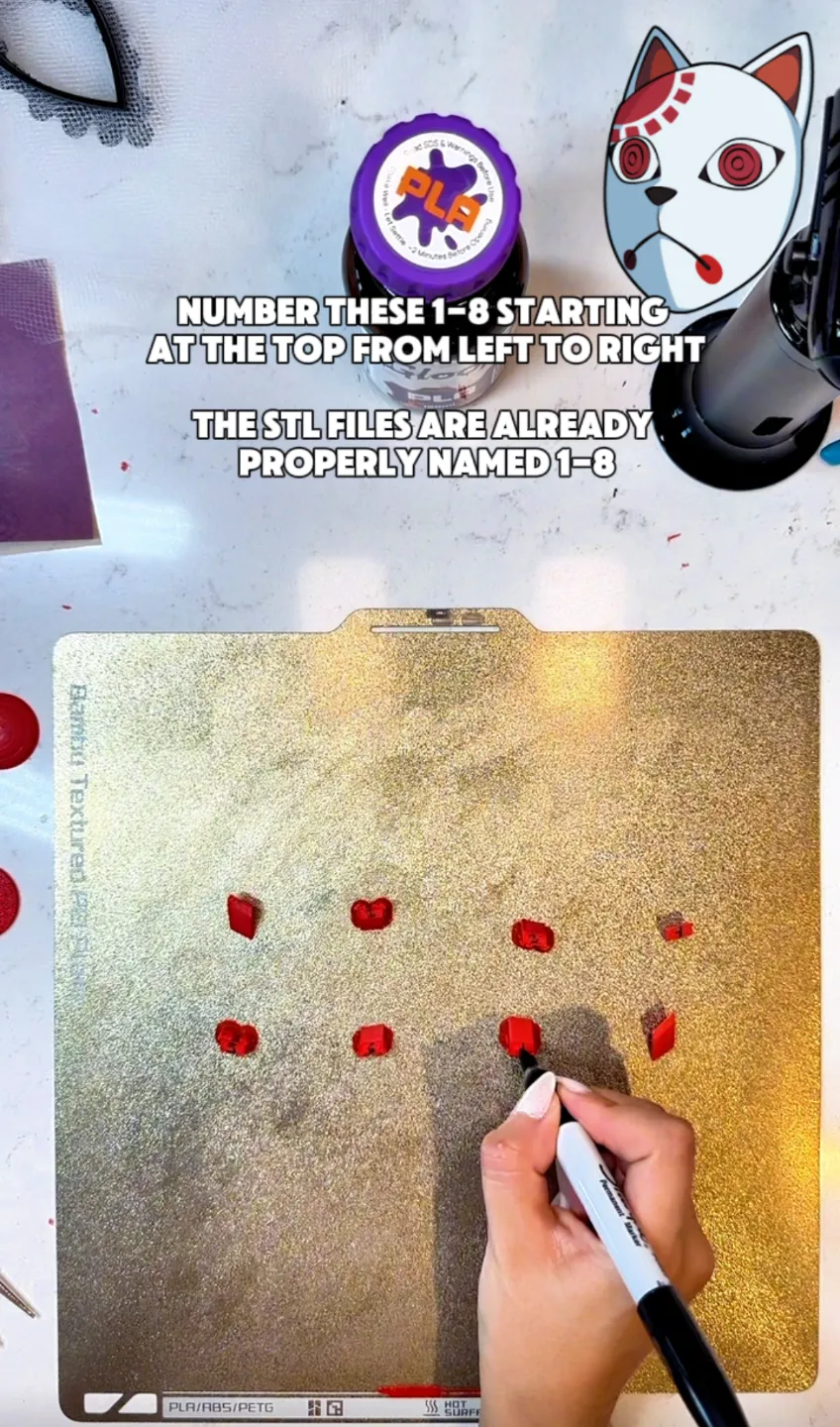 Demon Slayer Mask - Tanjiro by Allthebuz3D MakerWorld: Download Free 3D ...