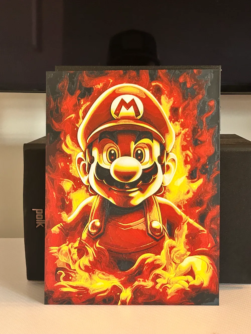 Mario Fire HueForge by tbosley02 - MakerWorld