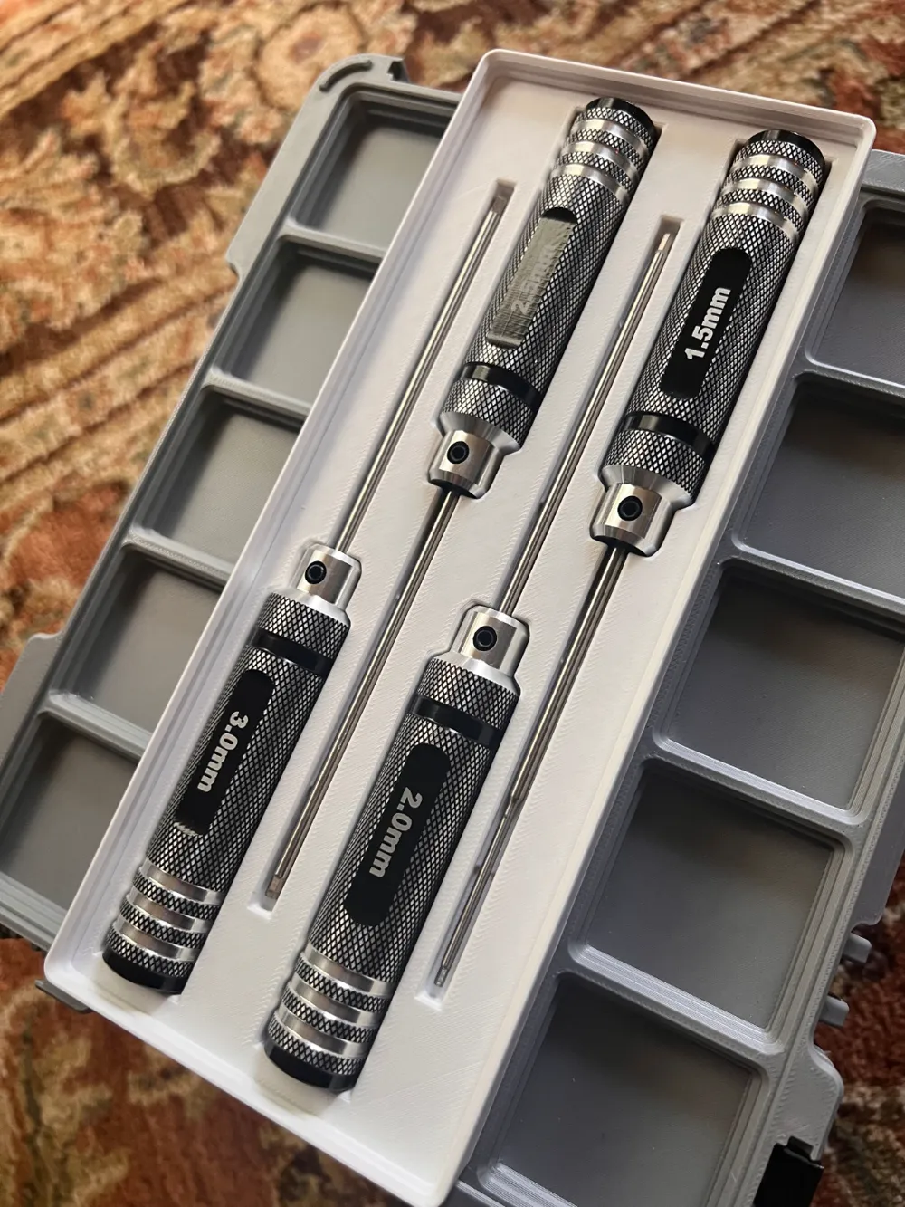 Gridfinity Hex Driver Tray by matthew.korsmo - MakerWorld