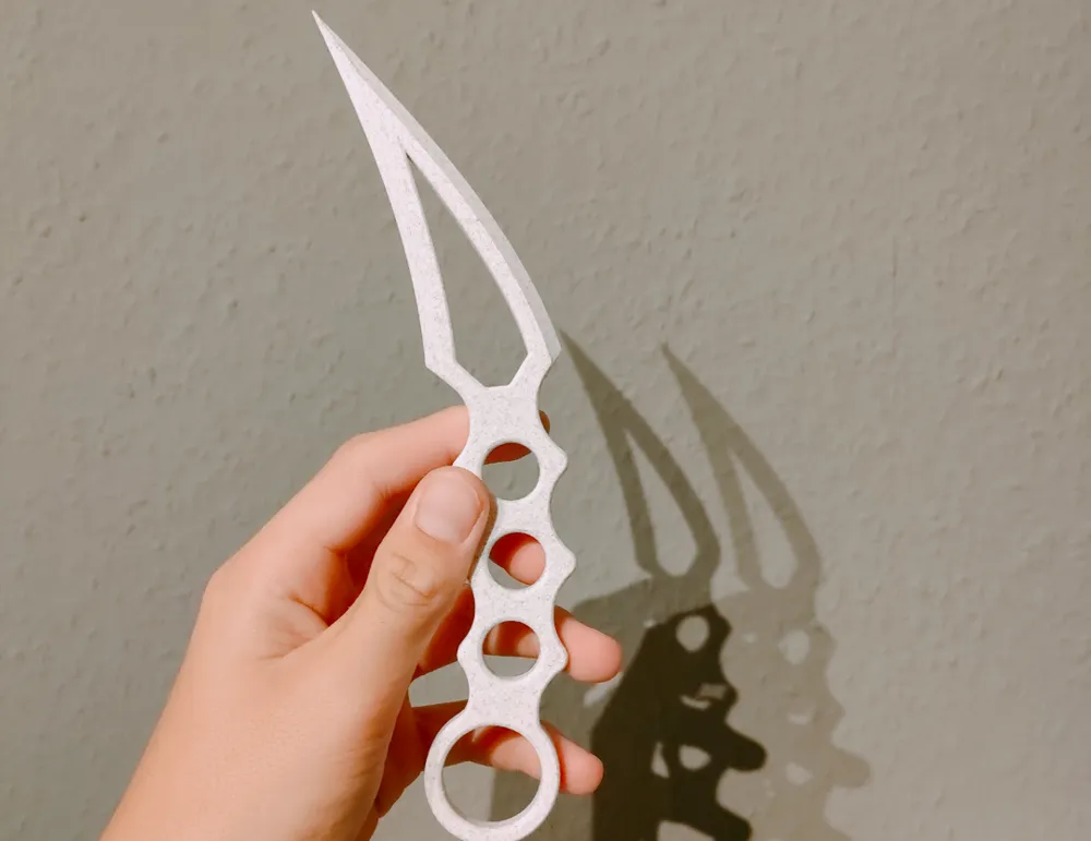 Kunai / Curved Knife by Raik MakerWorld: Download Free 3D Models