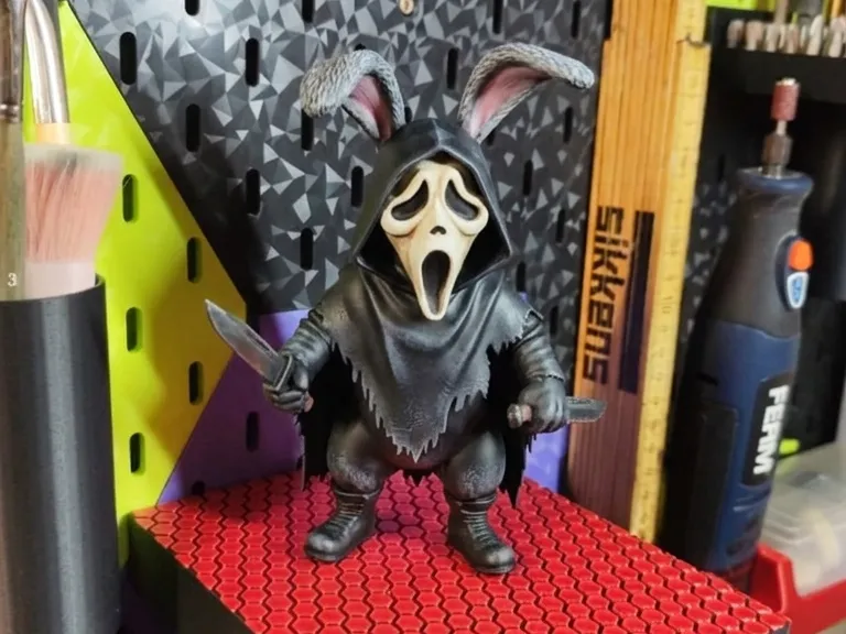 Easter Slasher: The Ghostface Easter Bunny - Free 3D Print Model ...