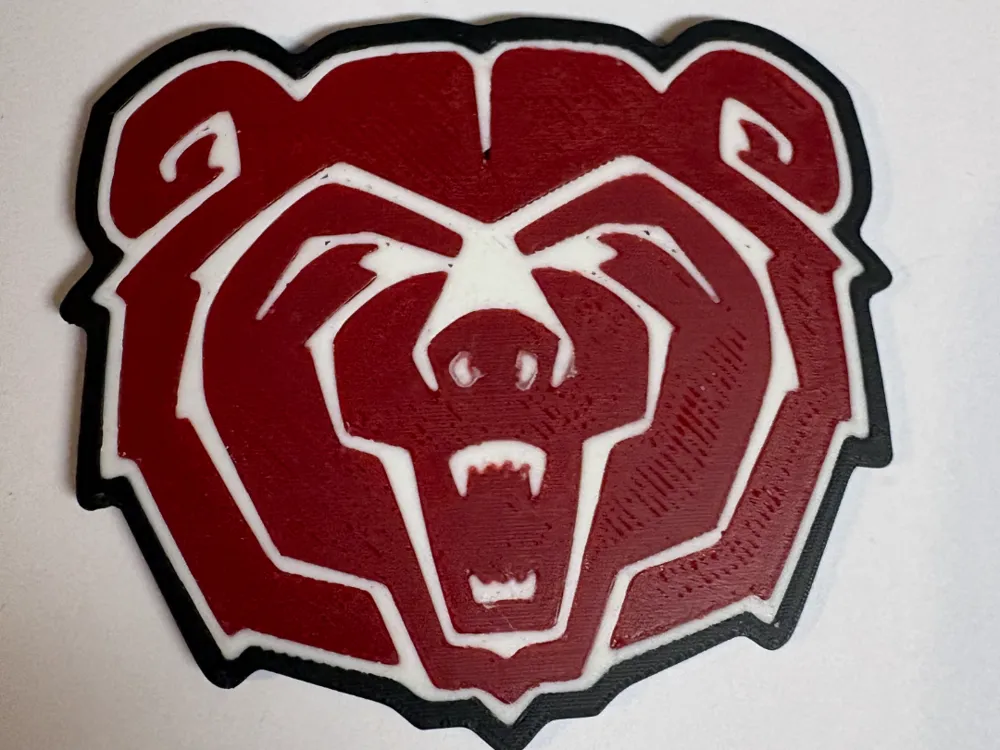 MISSOURI STATE UNIVERSITY LOGO by NAPES MakerWorld: Download Free 3D Models