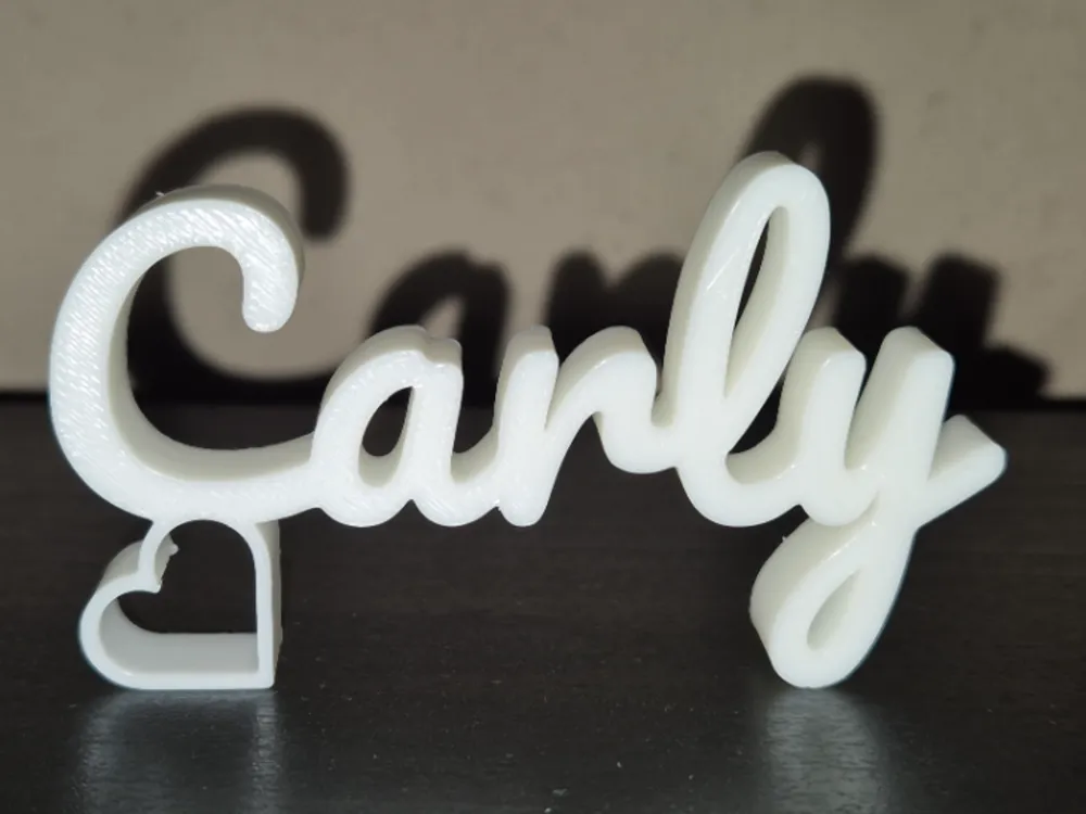 Carly Name Sign Display Decor by GabT - MakerWorld