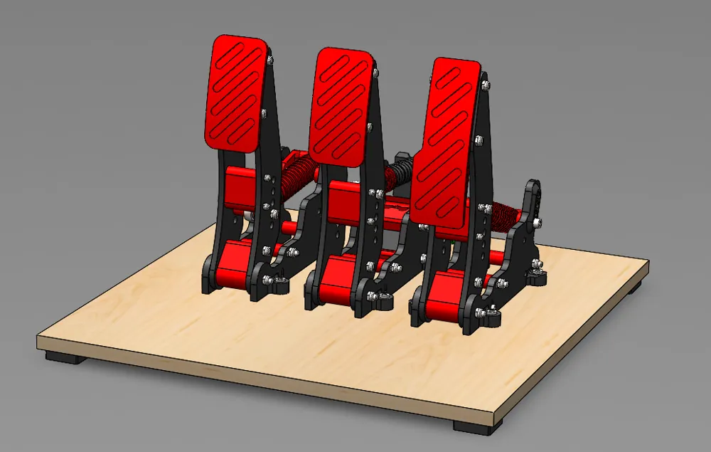 Pedais DIY para Sim Racing - Modelo gratuito para impressão 3D - MakerWorld
