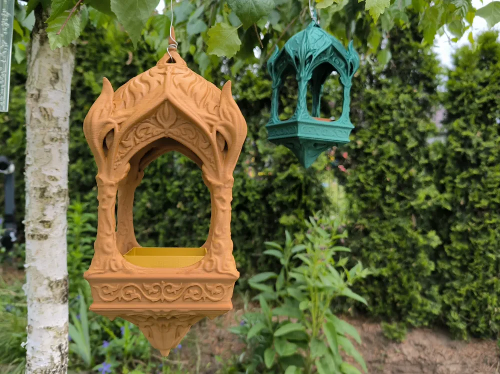 Elvish Bird Feeder by Sevro MakerWorld: Download Free 3D Models