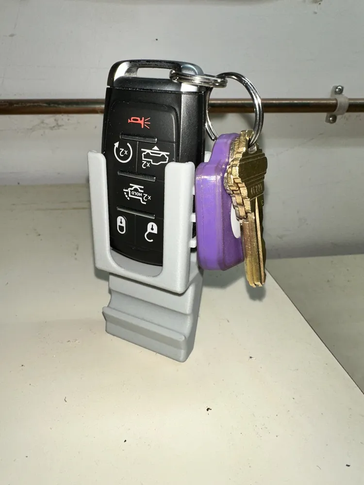 RAM Truck Key FOB Holder-WIDE format - Free 3D Print Model - MakerWorld