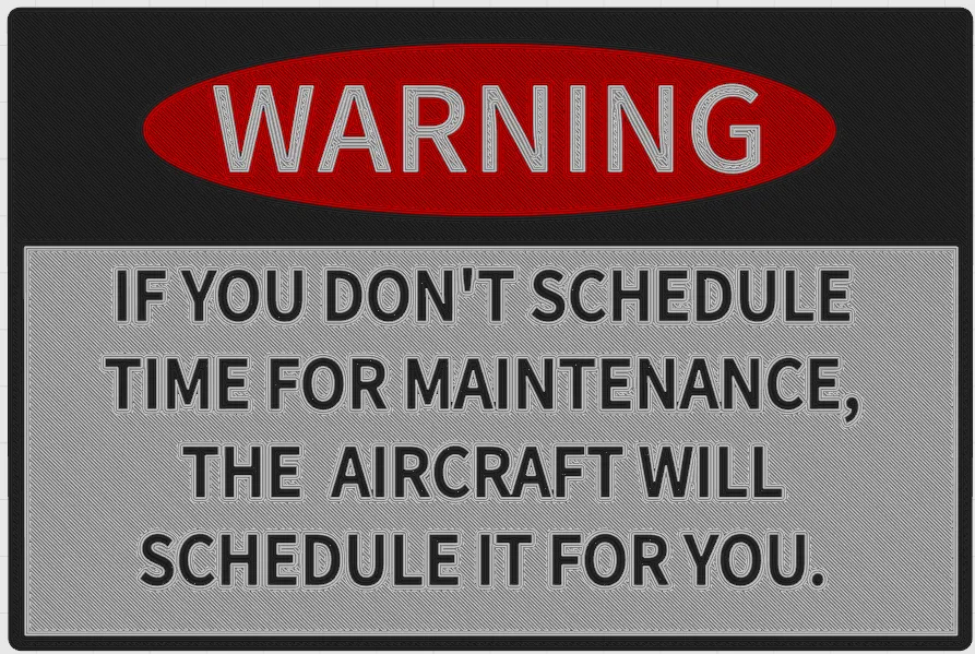 Aircraft Maintenance Warning by Chris - MakerWorld