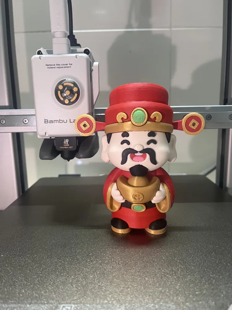 God of Wealth Good Luck Comes - Free 3D Print Model - MakerWorld