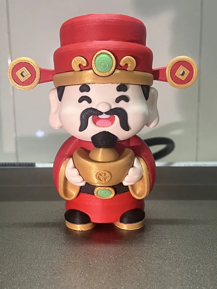 God of Wealth Good Luck Comes - Free 3D Print Model - MakerWorld