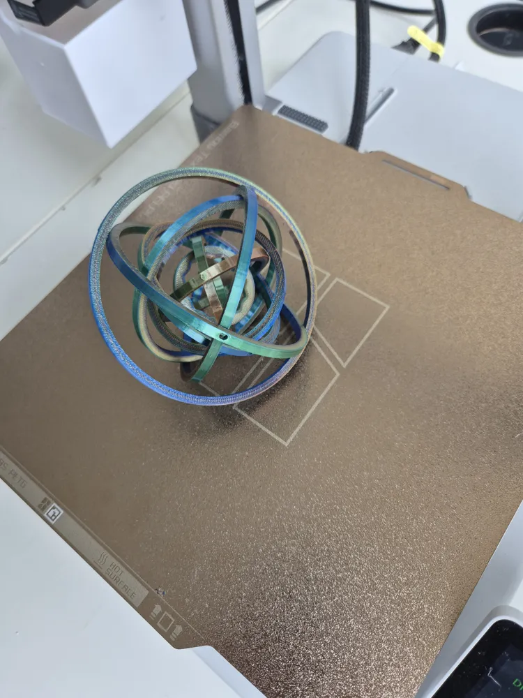 Articulated Gyro Fidget Rings 9 Circles without AMS - Free 3D Print ...