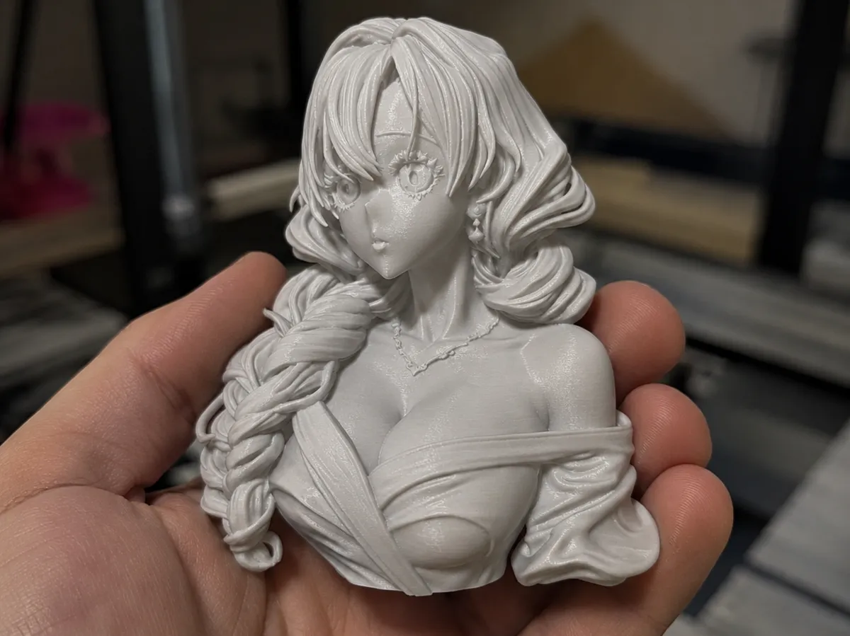 Mitsuri Kanroji From Demon Slayer Bust 3D Art - Free 3D Print Model ...