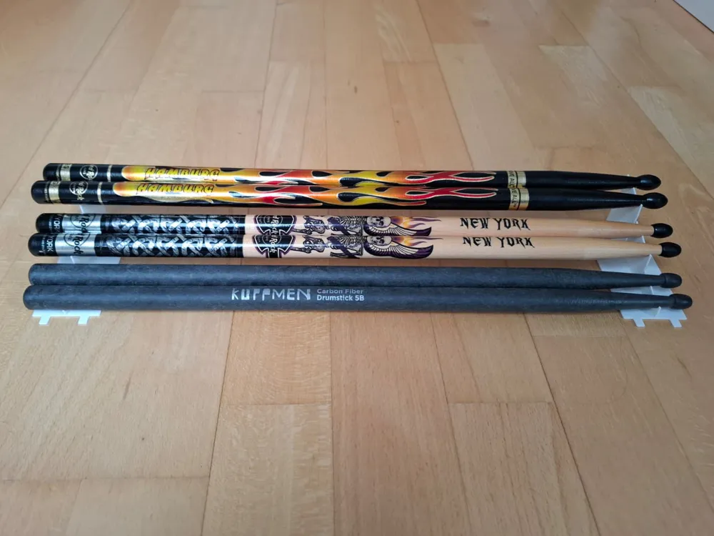 Drum Stick Holder / Presenter L1 - Free 3D Print Model - MakerWorld