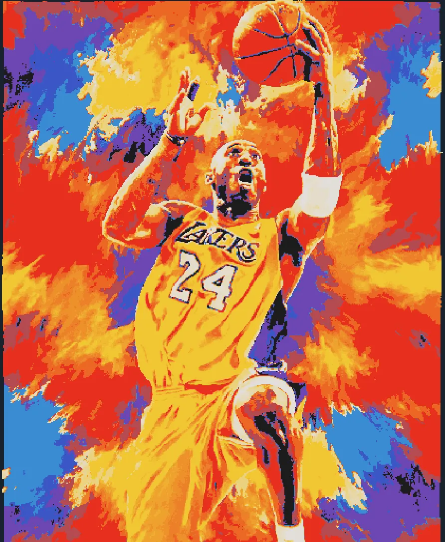 Kobe Bryant - Color Aware / Color Pop Hueforge by ME3D MakerWorld ...