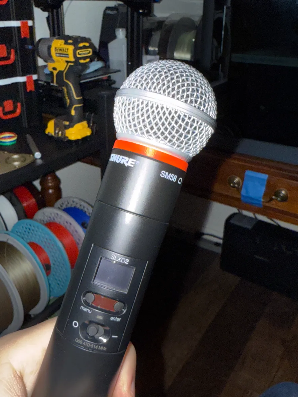 Shure SM58 Wireless Identifier Ring by Tex450 MakerWorld: Download Free ...