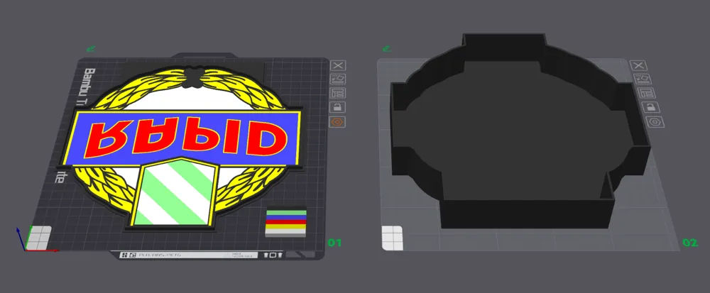 SK Rapid Wien Lightbox - Free 3D Print Model - MakerWorld