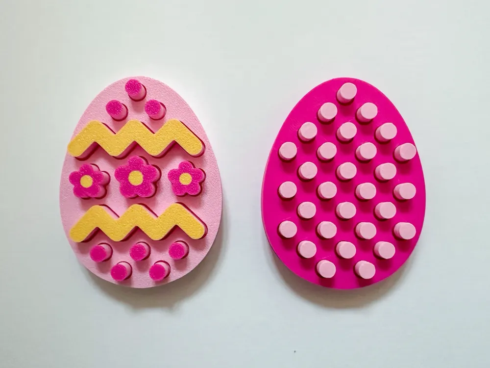 Easter Egg Fidgets (2 Styles) - Free 3D Print Model - MakerWorld