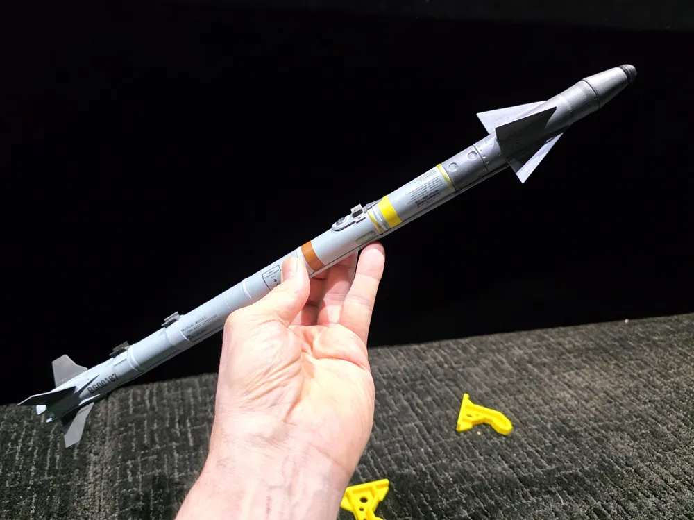 AIM-9X Sidewinder Missile 1:6th Scale-High Detail - Free 3D Print Model ...