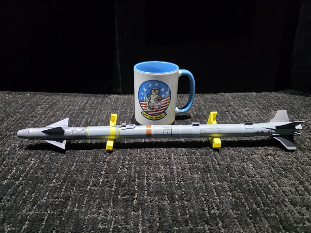 AIM-9X Sidewinder Missile 1:6th Scale-High Detail - Free 3D Print Model ...