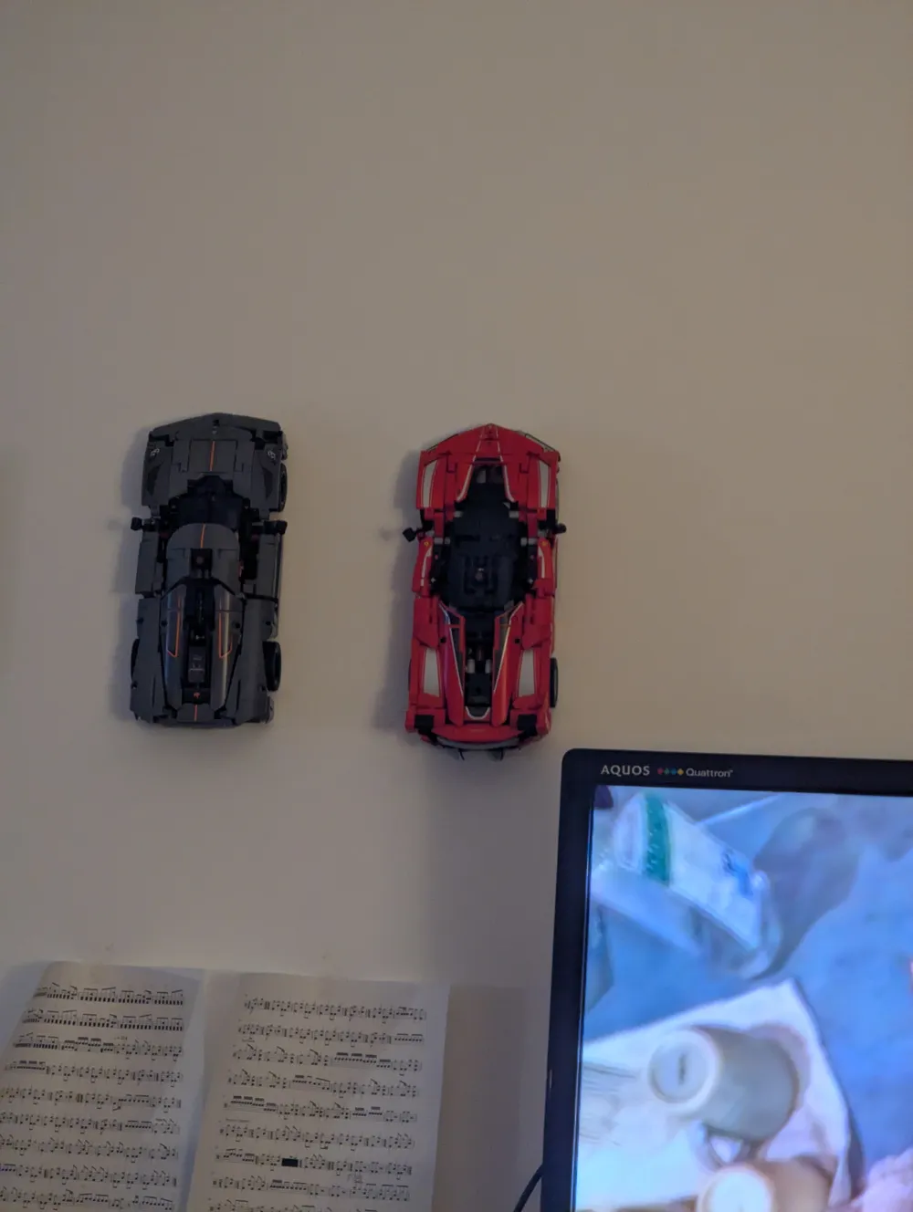 Legos tech Ferrari FXX-K wall mount/stand (42212) - Free 3D Print Model ...