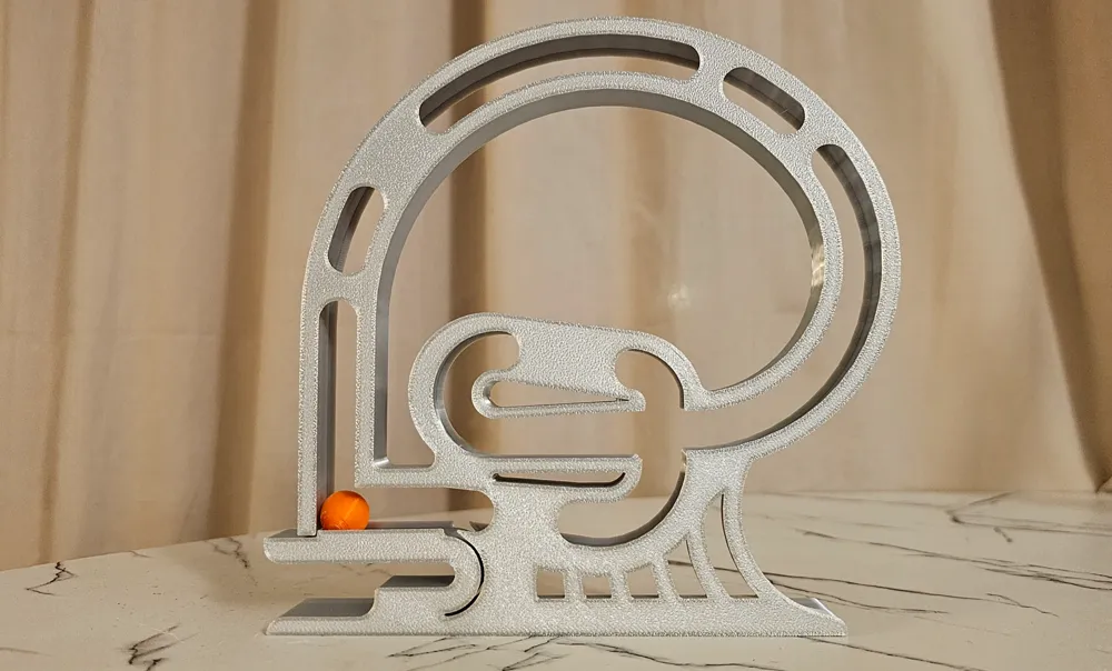 Crazy Skeleton Marble track! - Print in place! by Binrux3D - MakerWorld