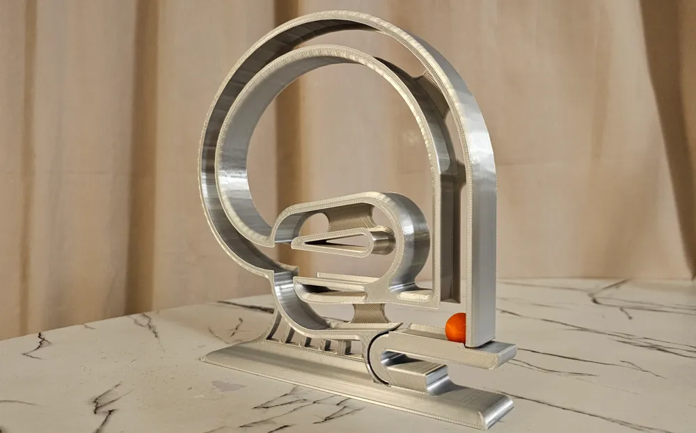 Crazy Skeleton Marble track! - Print in place! by Binrux3D - MakerWorld