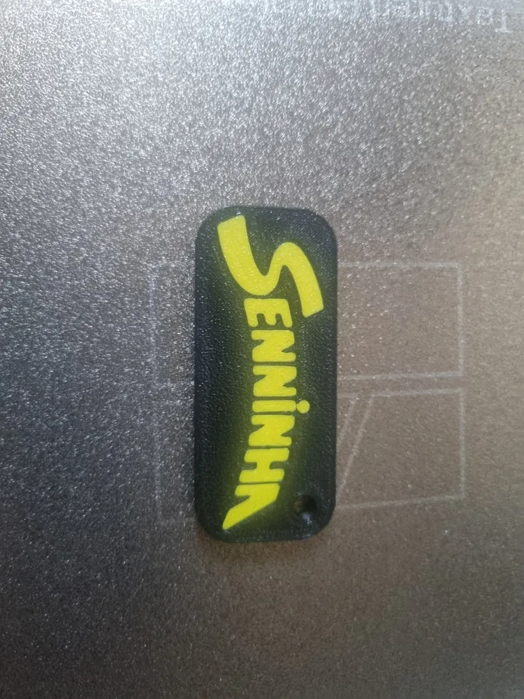 Senninha (Ayrton Senna) Keychain - Free 3D Print Model - MakerWorld