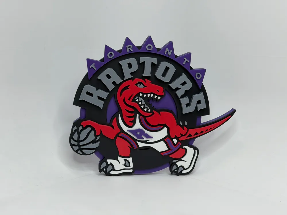 Toronto Raptors Logo 1995 - Free 3D Print Model - MakerWorld