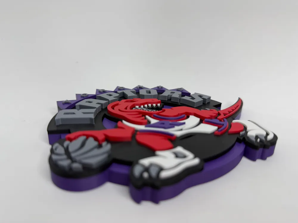 Toronto Raptors Logo 1995 - Free 3D Print Model - MakerWorld