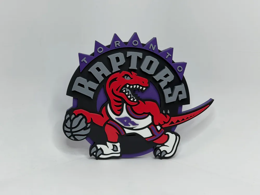 Toronto Raptors Logo 1995 - Free 3D Print Model - MakerWorld