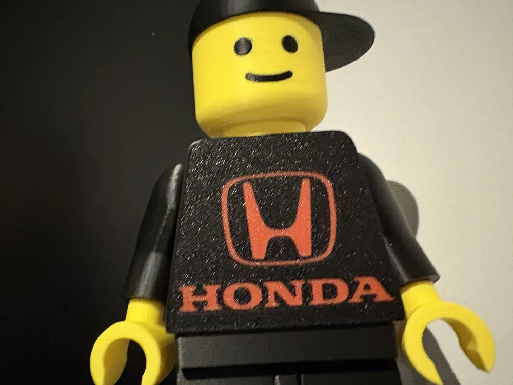 Honda Brick+man 20cm Brickman Figure - Free 3D Print Model - MakerWorld