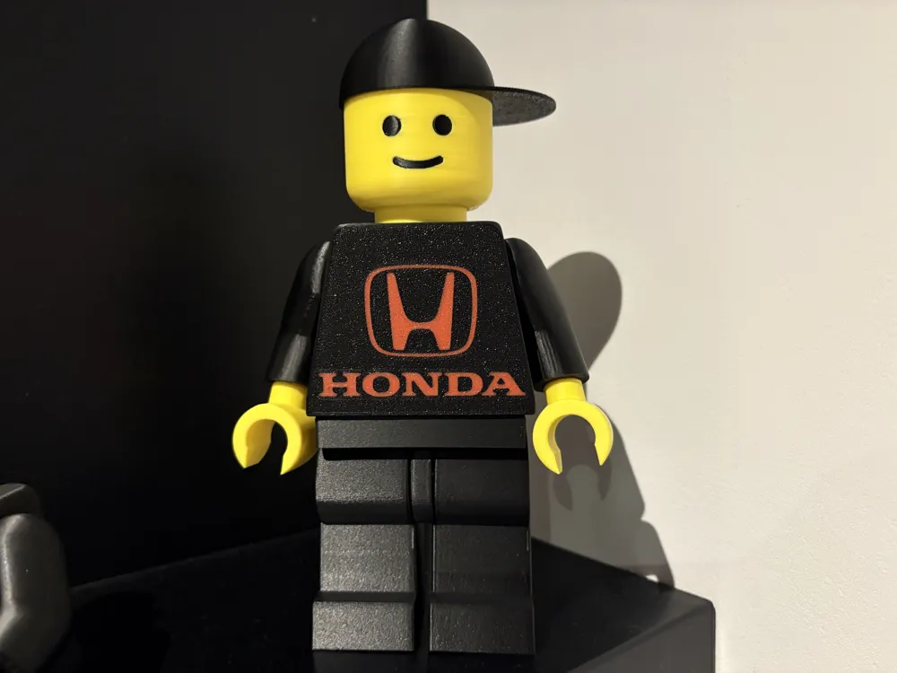 Honda Brick+man 20cm Brickman Figure - Free 3D Print Model - MakerWorld