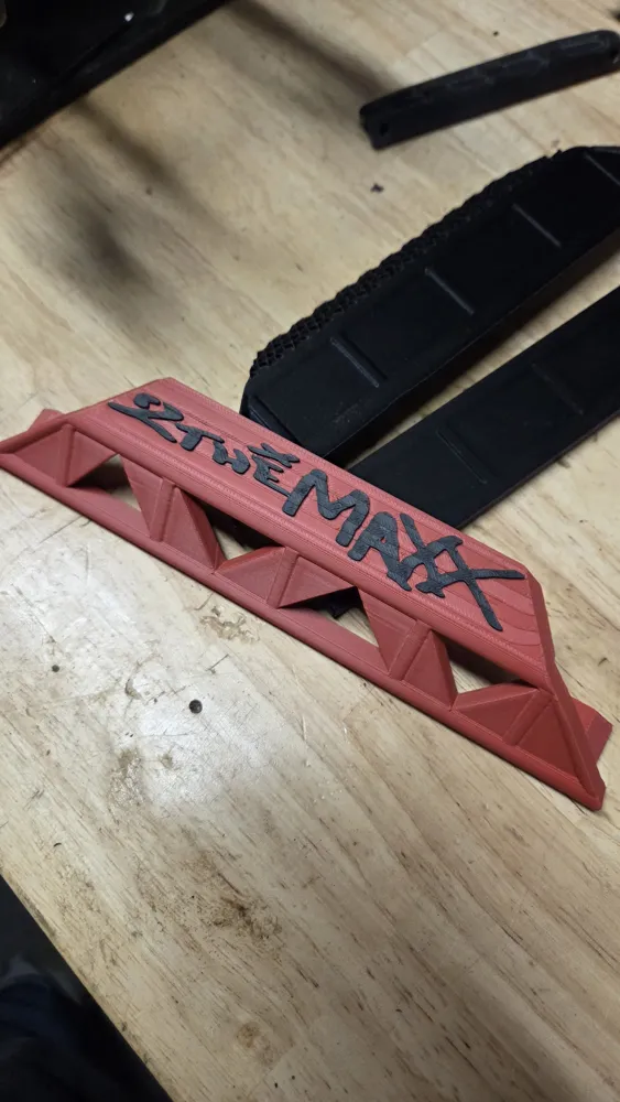 Xmaxx Nerf Bars with 2 the xMAXX text - Free 3D Print Model - MakerWorld