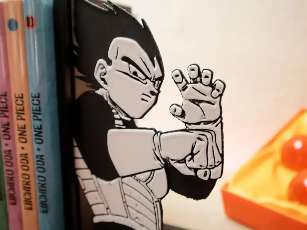 Sujeta libros de Goku y Vegeta (2 unidades) - Modelo de impresión 3D ...