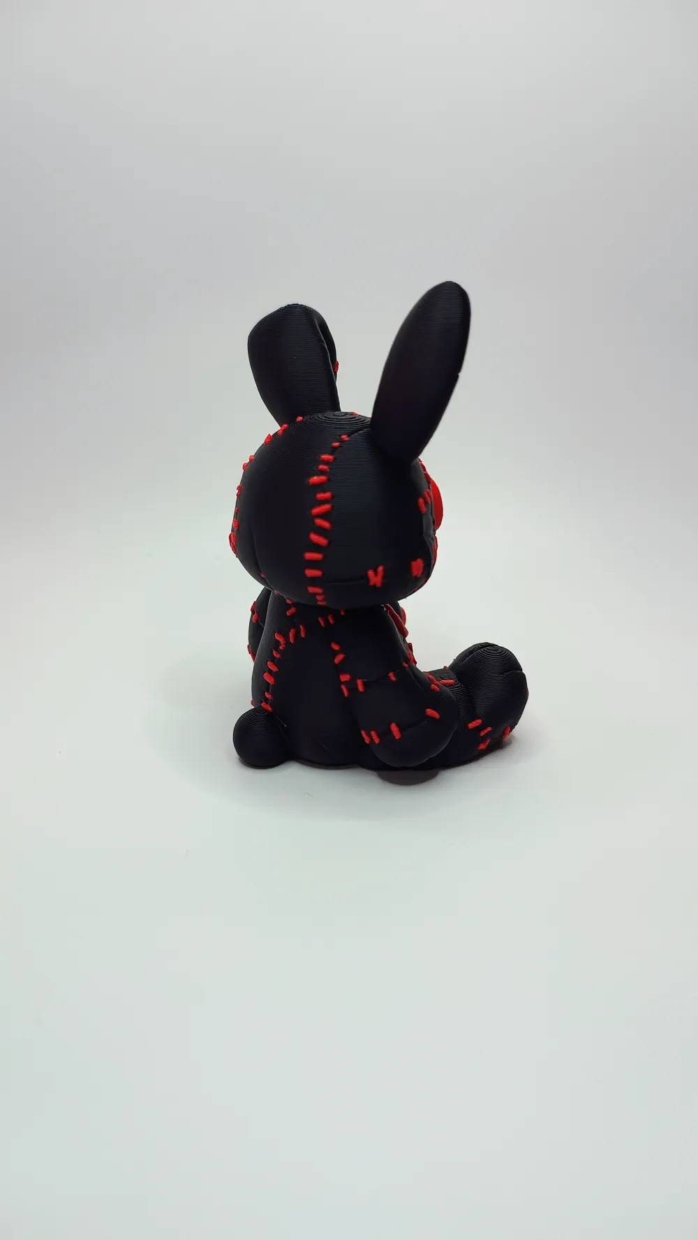 Cuddly Bunny "PatchPaw" with Heart and Seams - Free 3D Print Model ...