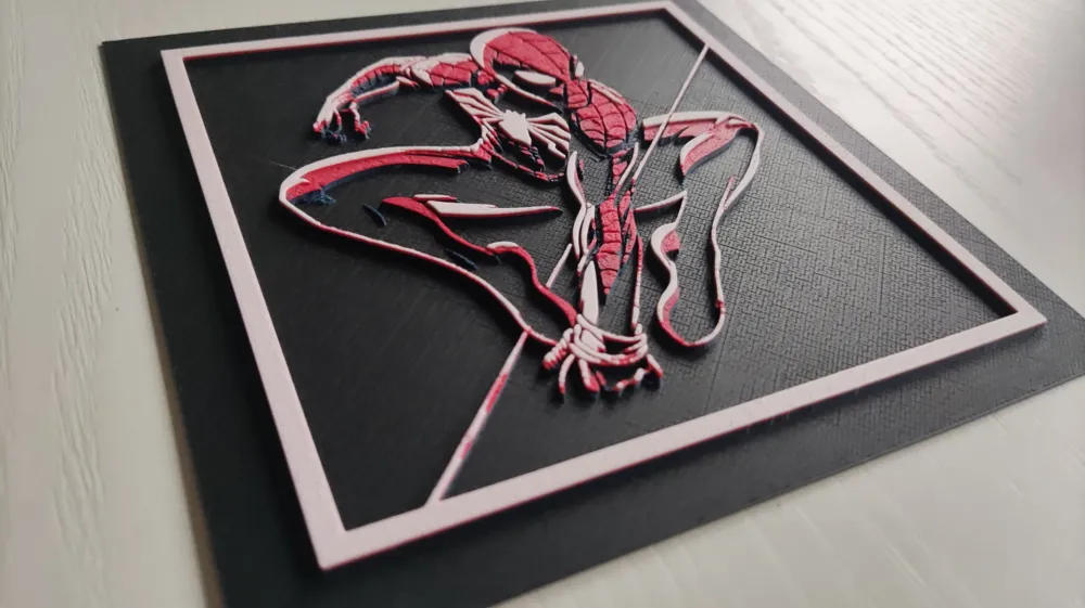 Spiderman HueForge by miziomon - MakerWorld