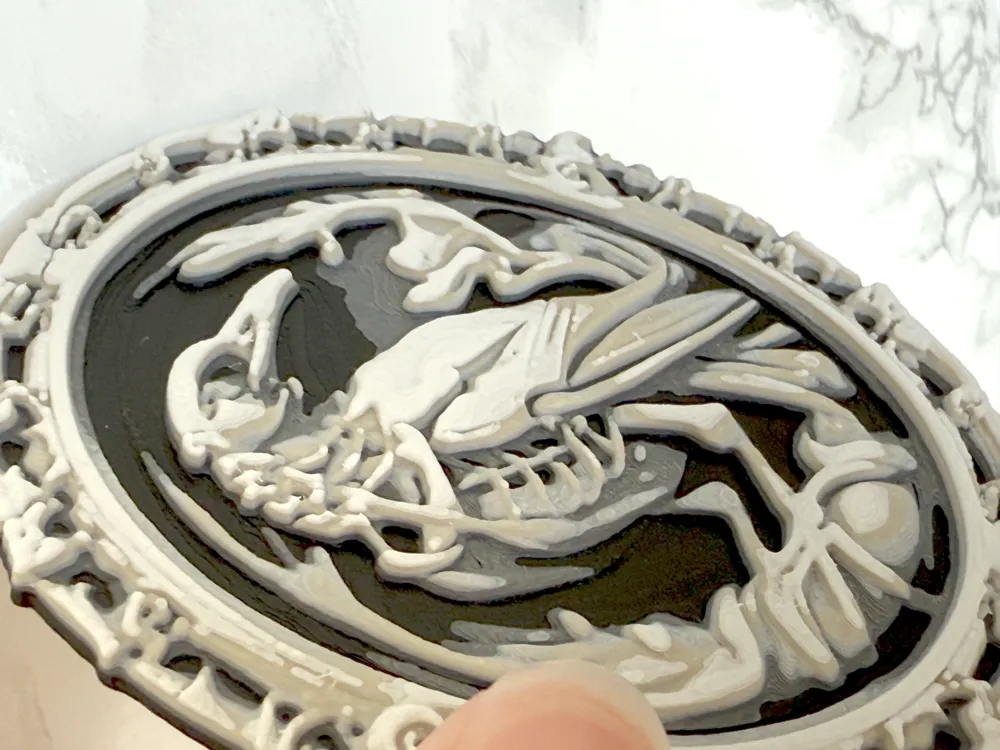 Gothic Skeletal Raven / Bird Magnet by PenolopyBulnick MakerWorld ...