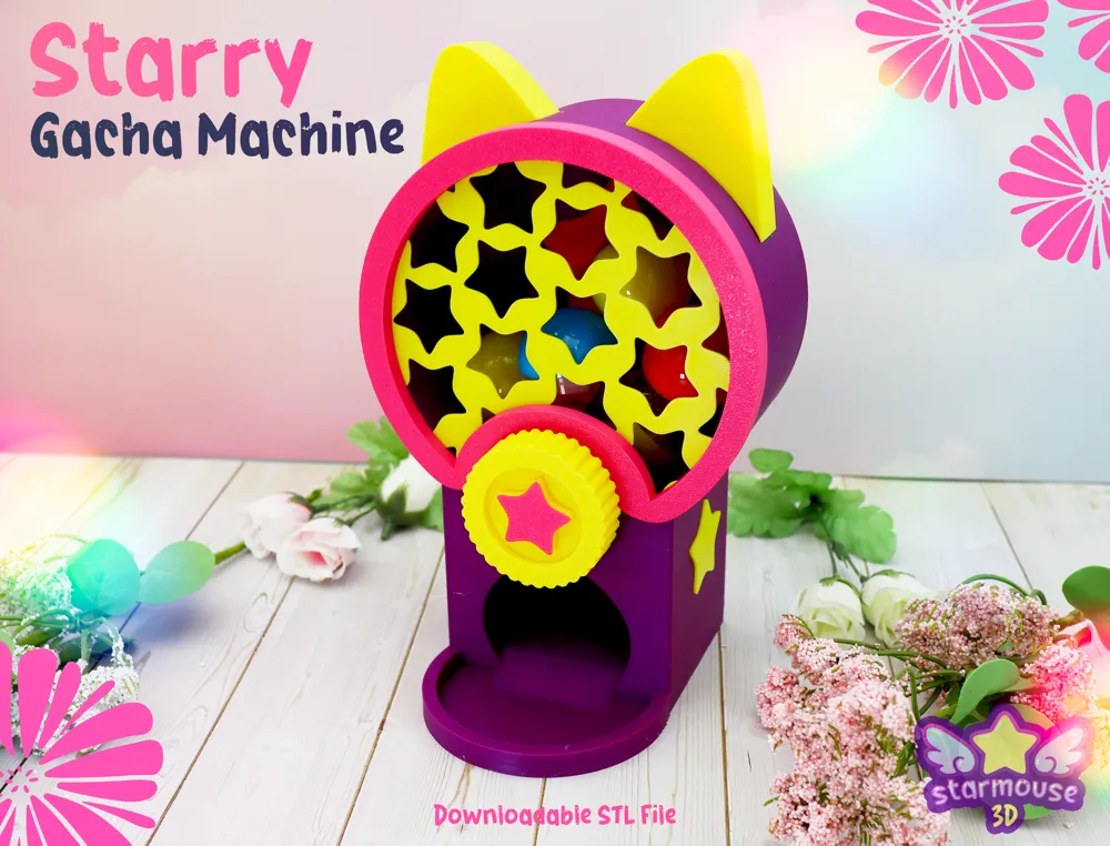 Starry Gacha Machine [Experimental Model] - Free 3D Print Model ...