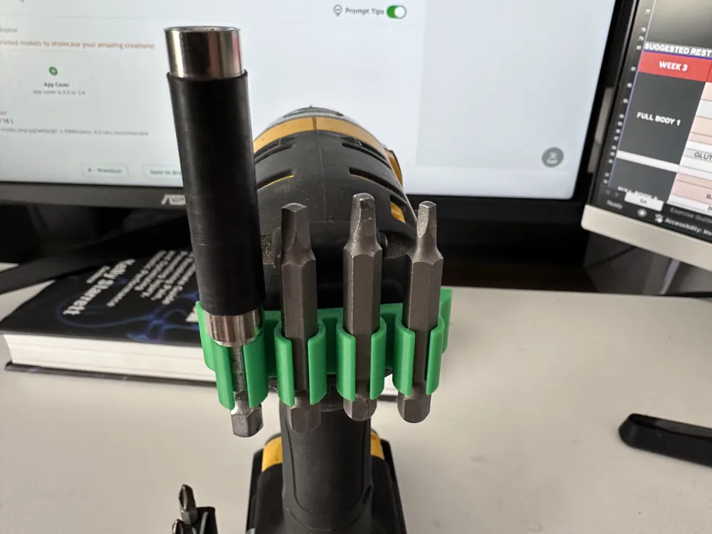 Dewalt 20V Impact Driver Bit Holster Remixed by Hartbeatz - MakerWorld