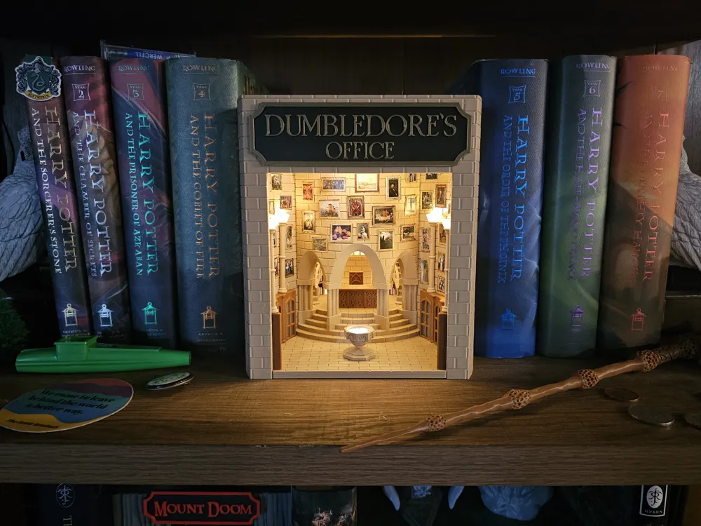 Harry Potter Dumbledore's Office Book Nook - Free 3D Print Model ...
