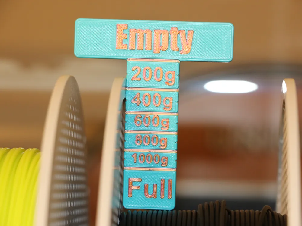 Filament Weight Gauge How Much Filament is Left? by SlickPrint - MakerWorld