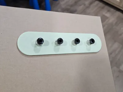 Flashforge AD5X PTFE Bulkhead Passthrough - Free 3D Print Model ...