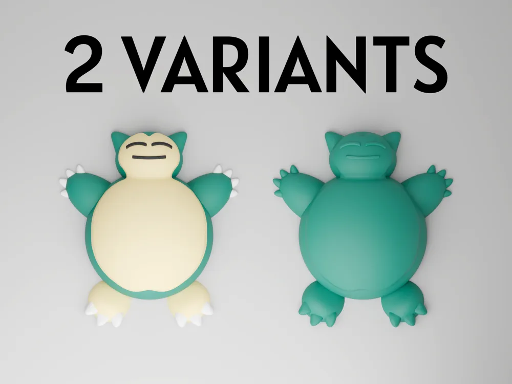 Sleeping Snorlax - Pokemon - Free 3D Print Model - MakerWorld
