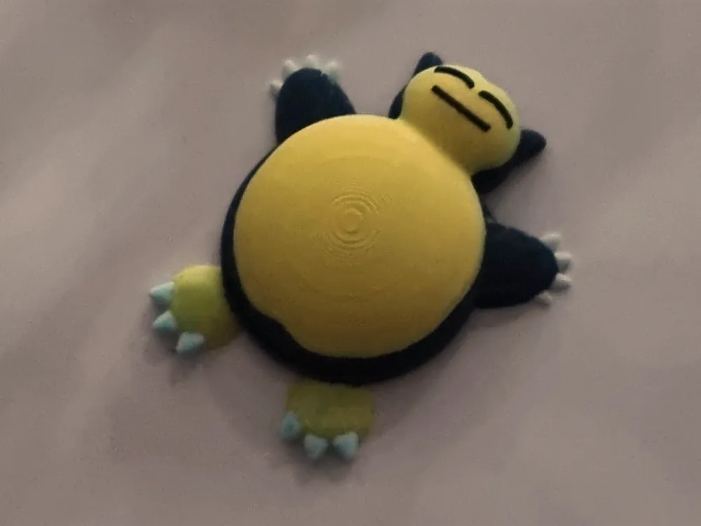 Sleeping Snorlax - Pokemon - Free 3D Print Model - MakerWorld