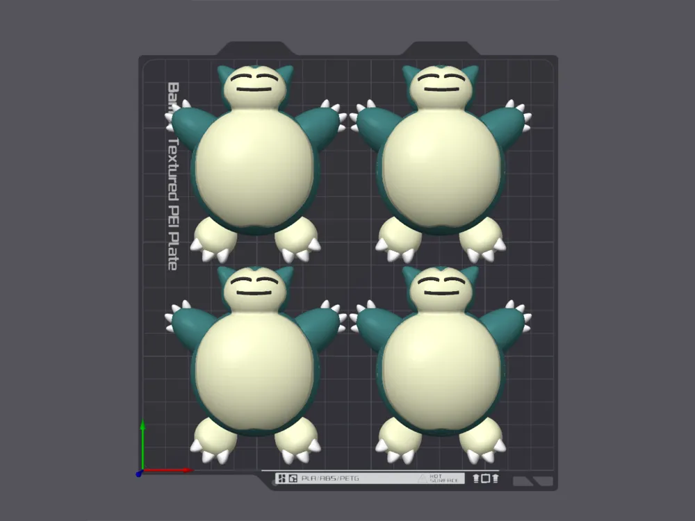 Sleeping Snorlax - Pokemon - Free 3D Print Model - MakerWorld